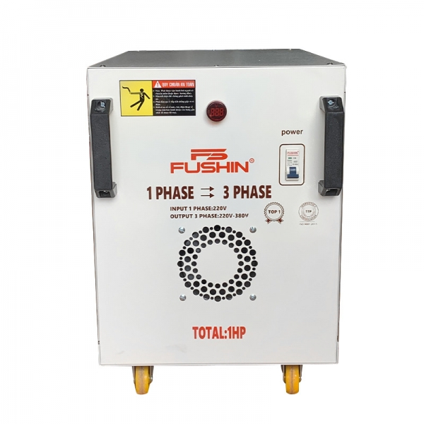 Biến Áp Vào 1 Pha 220V Ra 3 Pha 380V Fushin - B1P3P-1HP